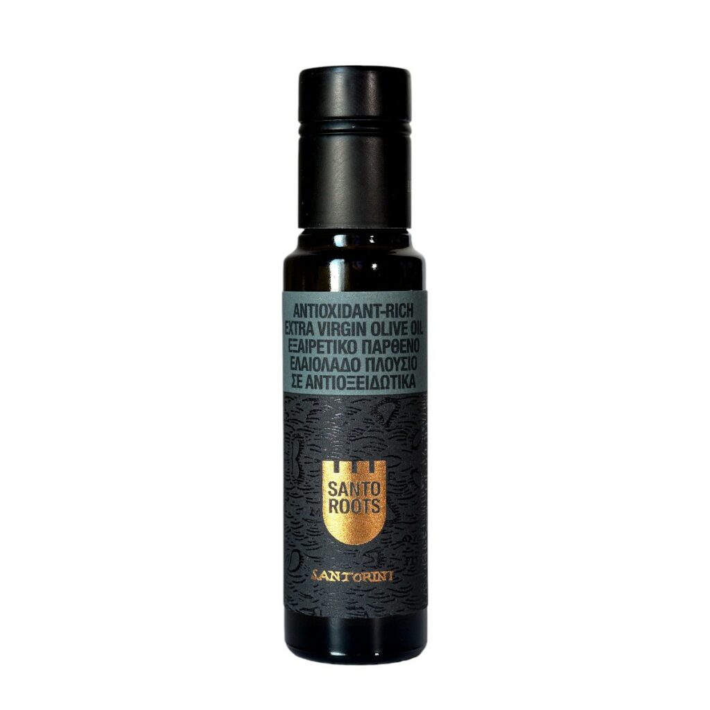 Santo Roots Antioxidant Rich Extra Virgin Olive Oil 100ml - Santorini ...
